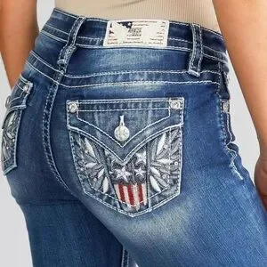 Miss Me | Jeans | 19 Miss Me 27 American Flag Boot Cut Jeans Logo ...